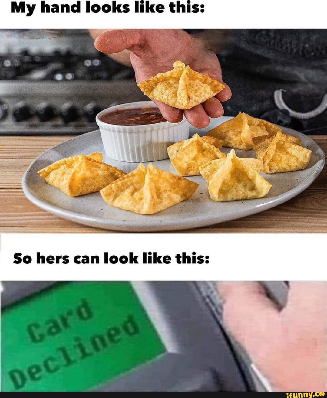 My hand looks like this: So hers can look like this: - iFunny