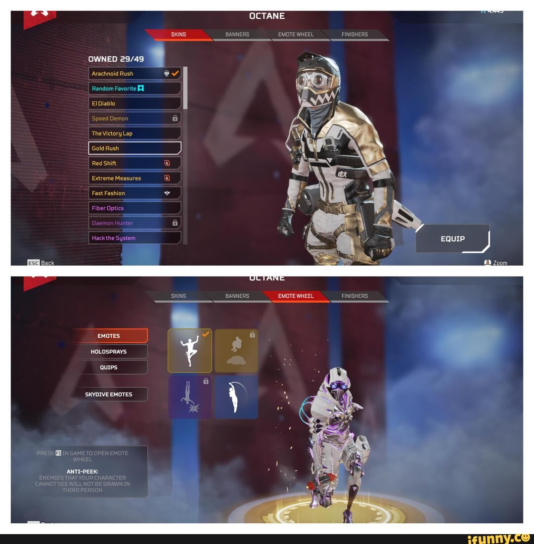 OCTANE BANNERS OWNED Arachnoid Rush ev Random Favorite ElDiablo eed De ...