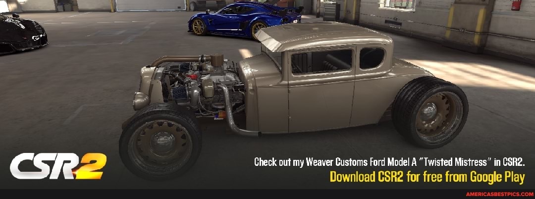 Check out my Weaver Customs Ford Model A "Twisted Mistress" in CSR2 ...