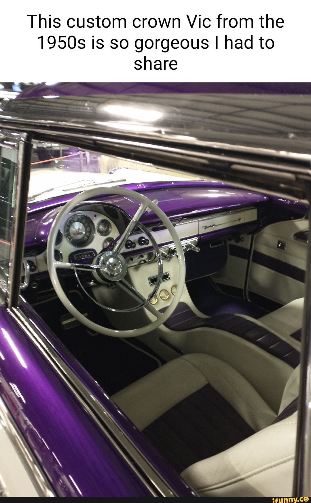 This custom crown Vic from the 1950s is so gorgeous I had to share - iFunny