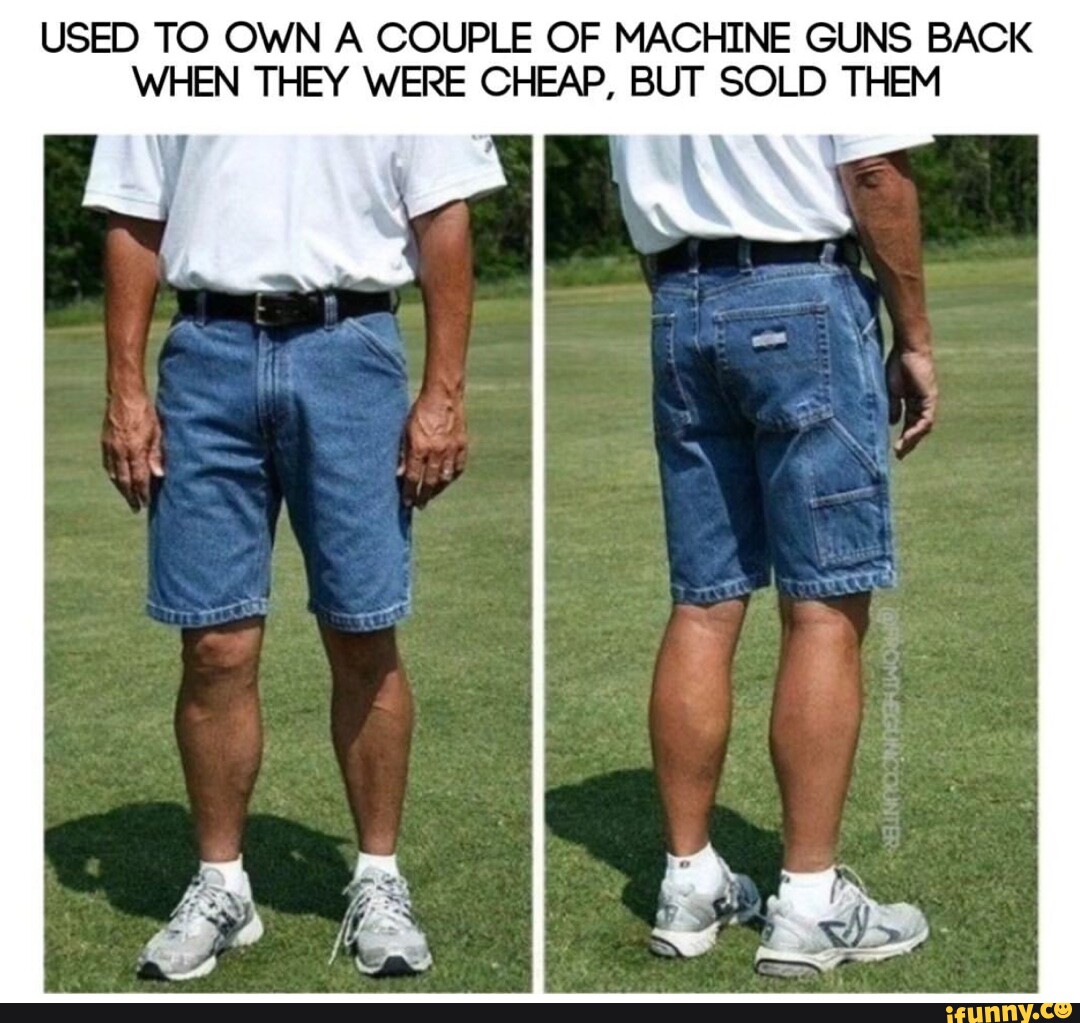 USED TO OWN A COUPLE OF MACHINE GUNS BACK WHEN THEY WERE CHEAP, BUT ...