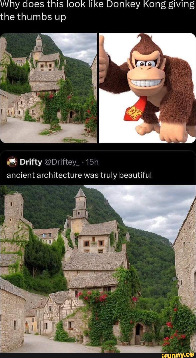 Why does this look like Donkey Kong giving the thumbs up Drifty ...