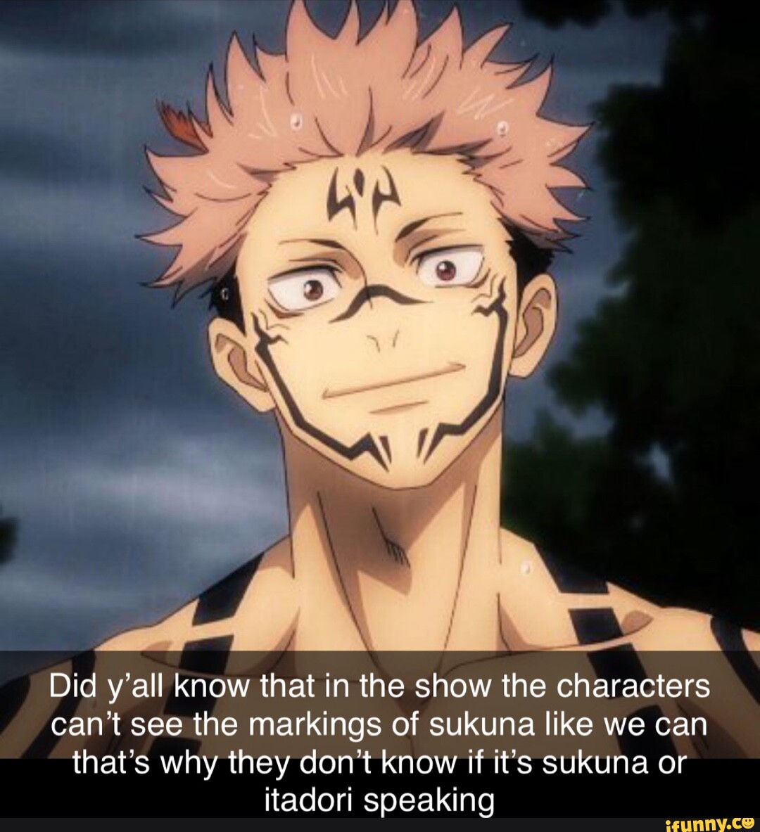 BB Did y'all know that in the show the characters cant see the markings ...