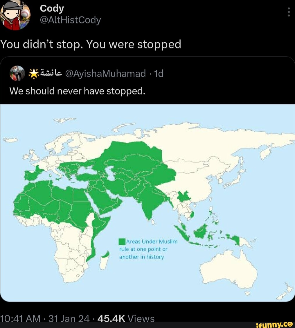 Cody You didn't stop. You were stopped @AyishaMuhamad - td We should ...