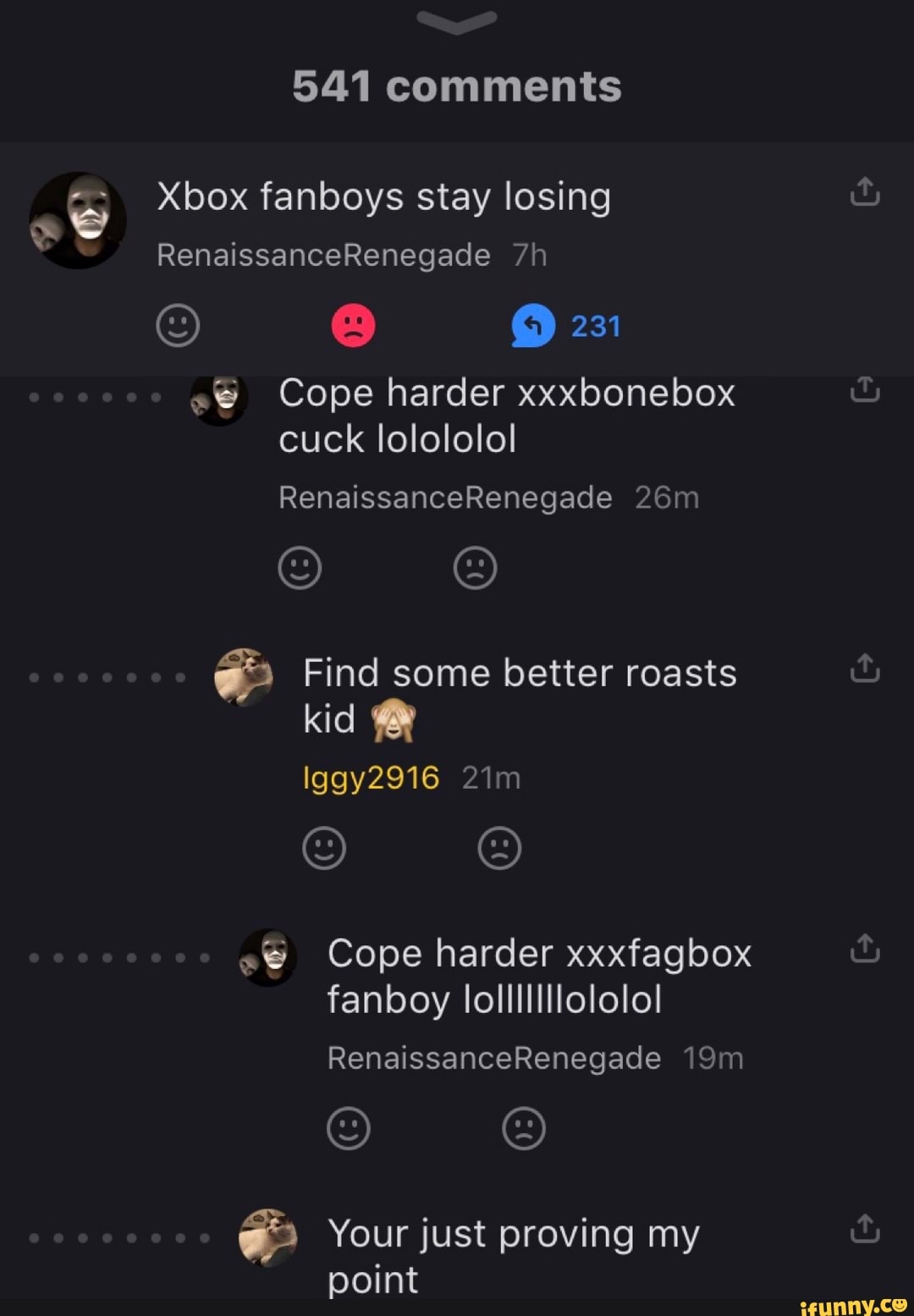 541 comments Xbox fanboys stay losing RenaissanceRenegade 231 Cope ...