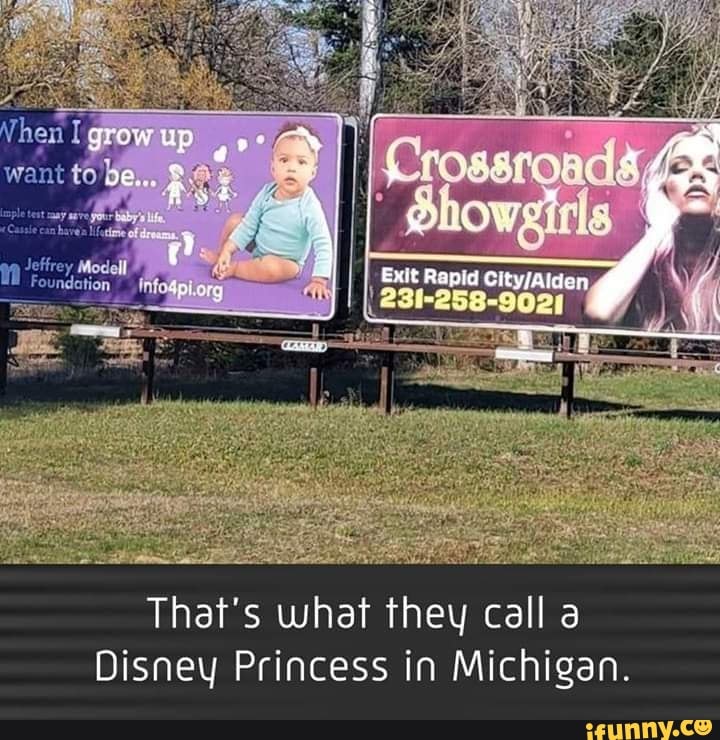 Want to Exit Rapid That's what they calla Disney Princess in Michigan ...