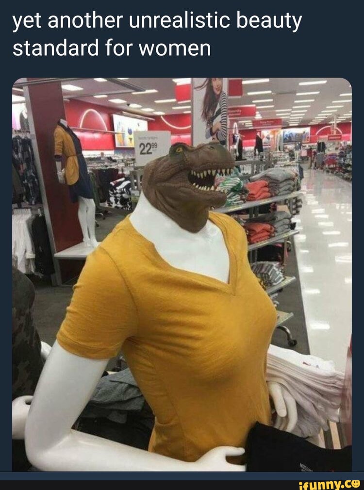 Yet another unrealistic beauty standard for women - iFunny
