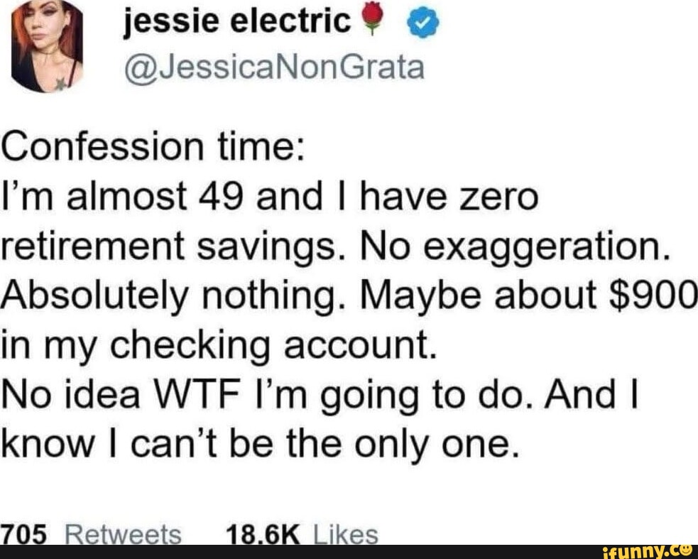 Jessie electric? @ Confession time: I'm almost 49 and I have zero ...