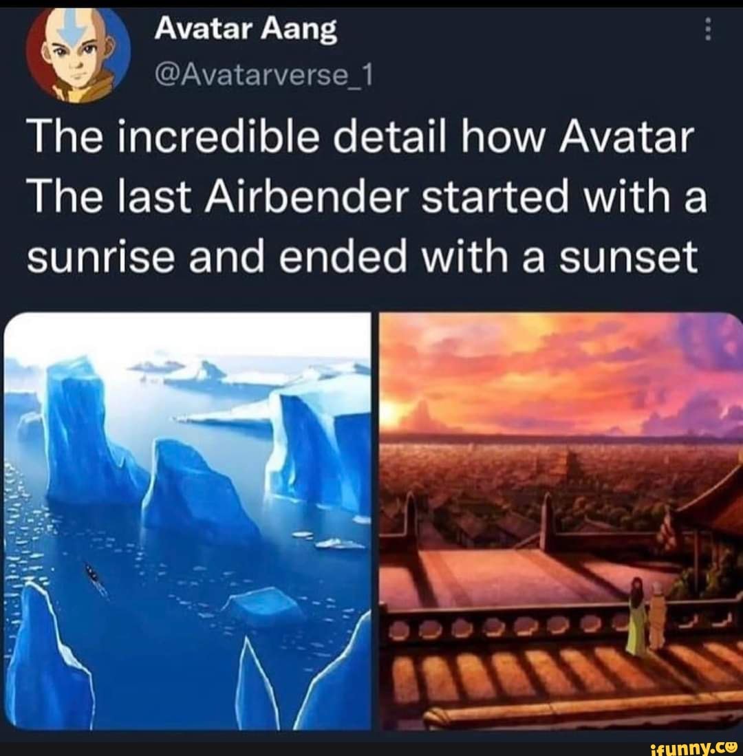 Avatar Aang @Avatarverse_1 The incredible detail how Avatar The last ...