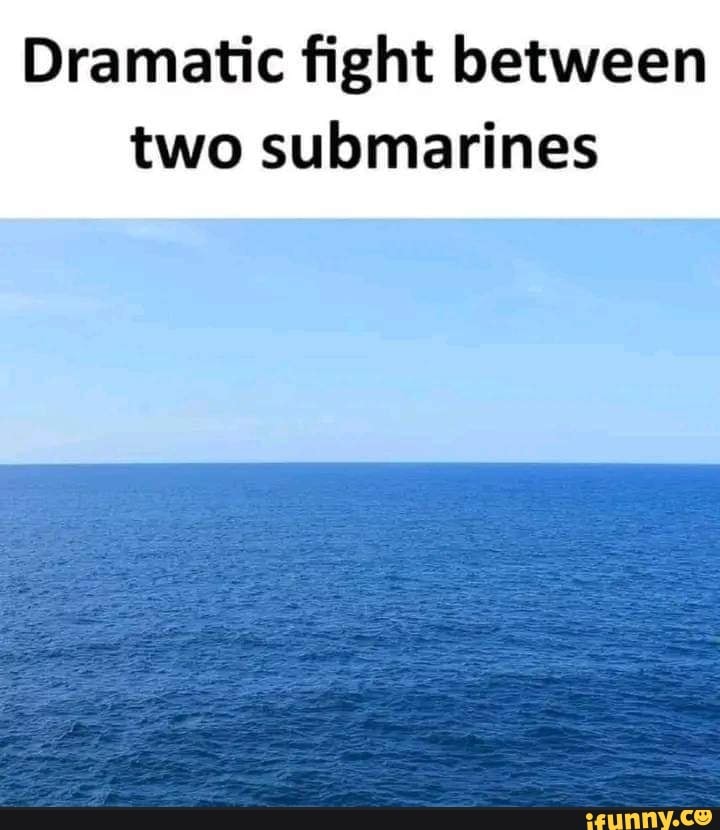 Dramatic fight between two submarines - )