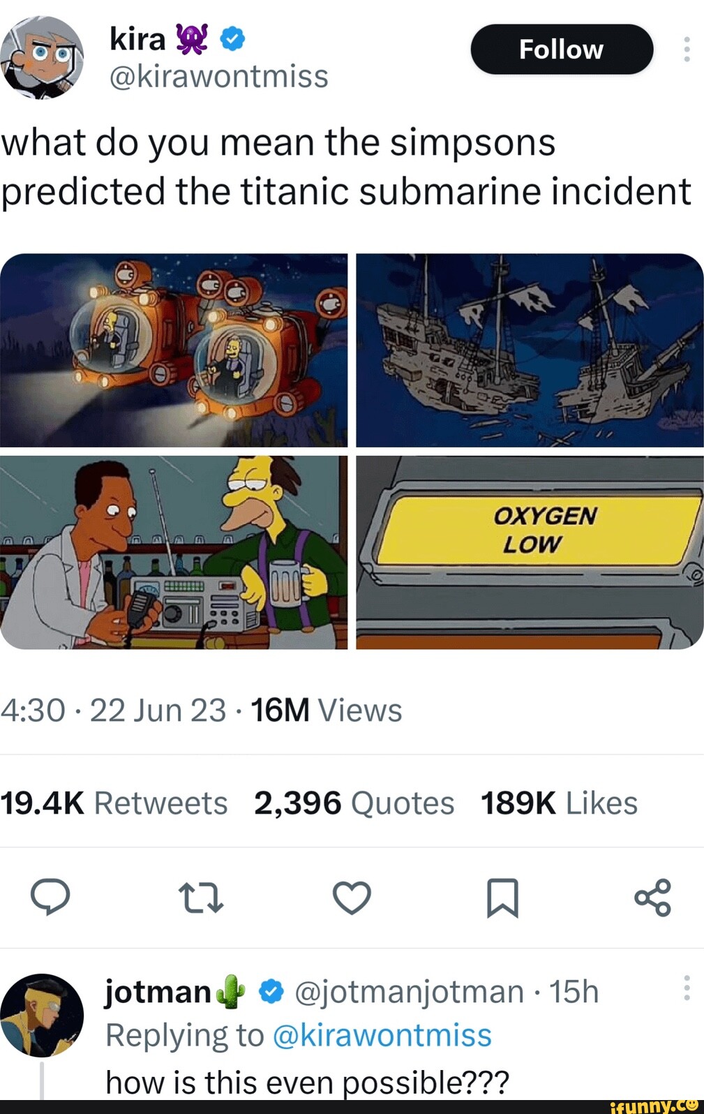 Kira Follow what do you mean the simpsons predicted the titanic ...