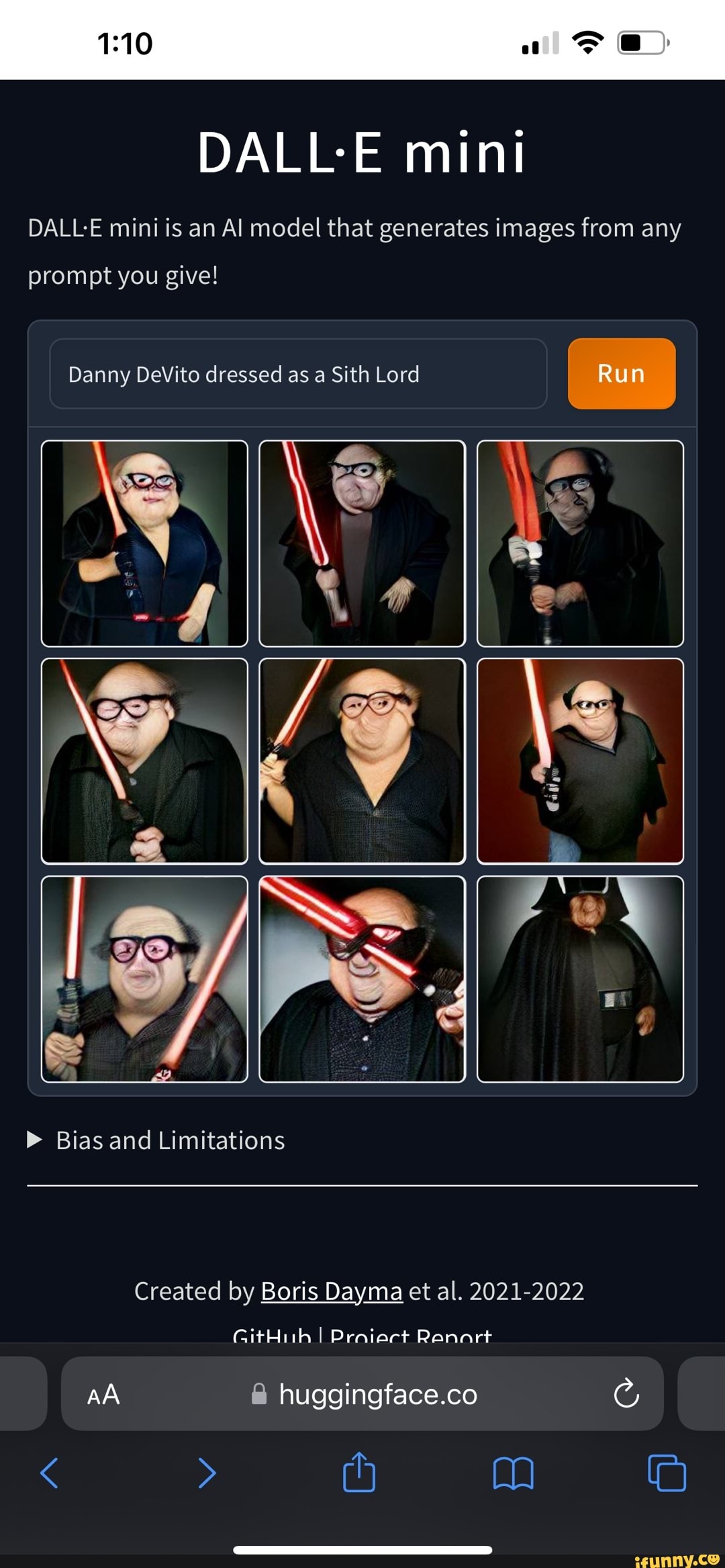 Mini Ron DALL-E mini is an Al model that generates images from any ...