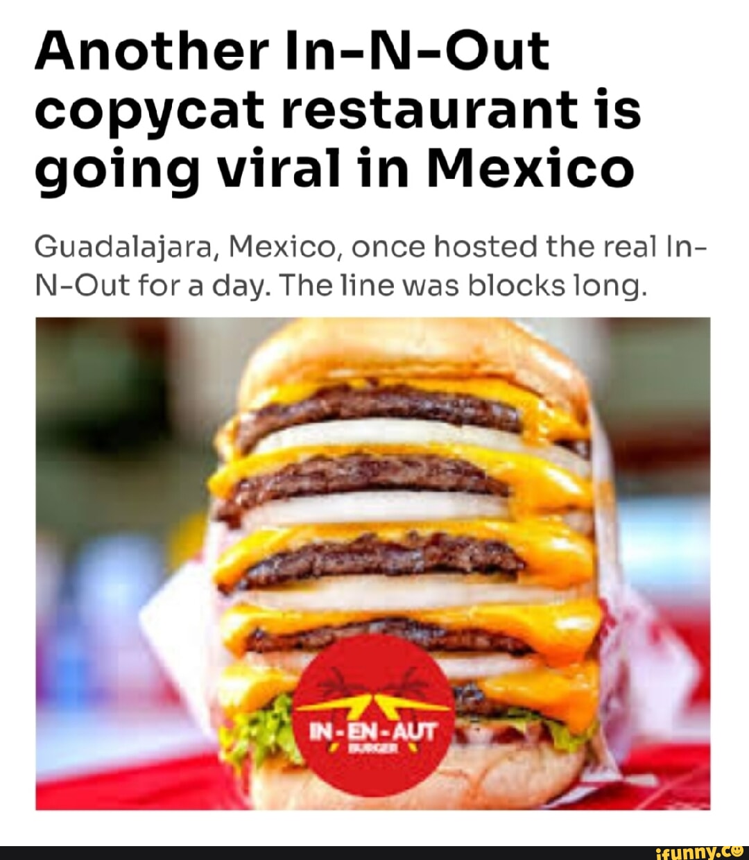 Another In-N-Out copycat restaurant is going viral in Mexico ...