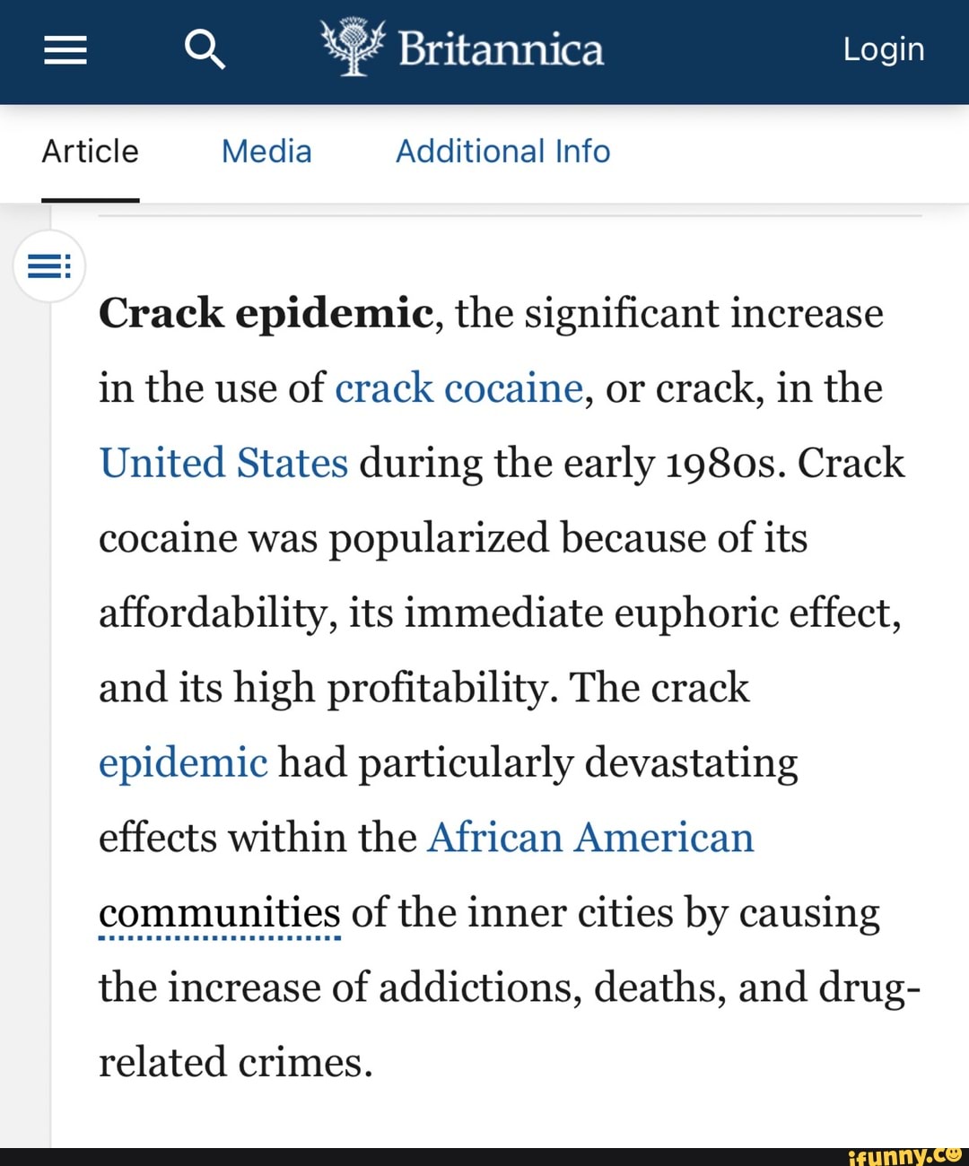 = Q Britannica Article Media Additional Info Crack epidemic, the ...
