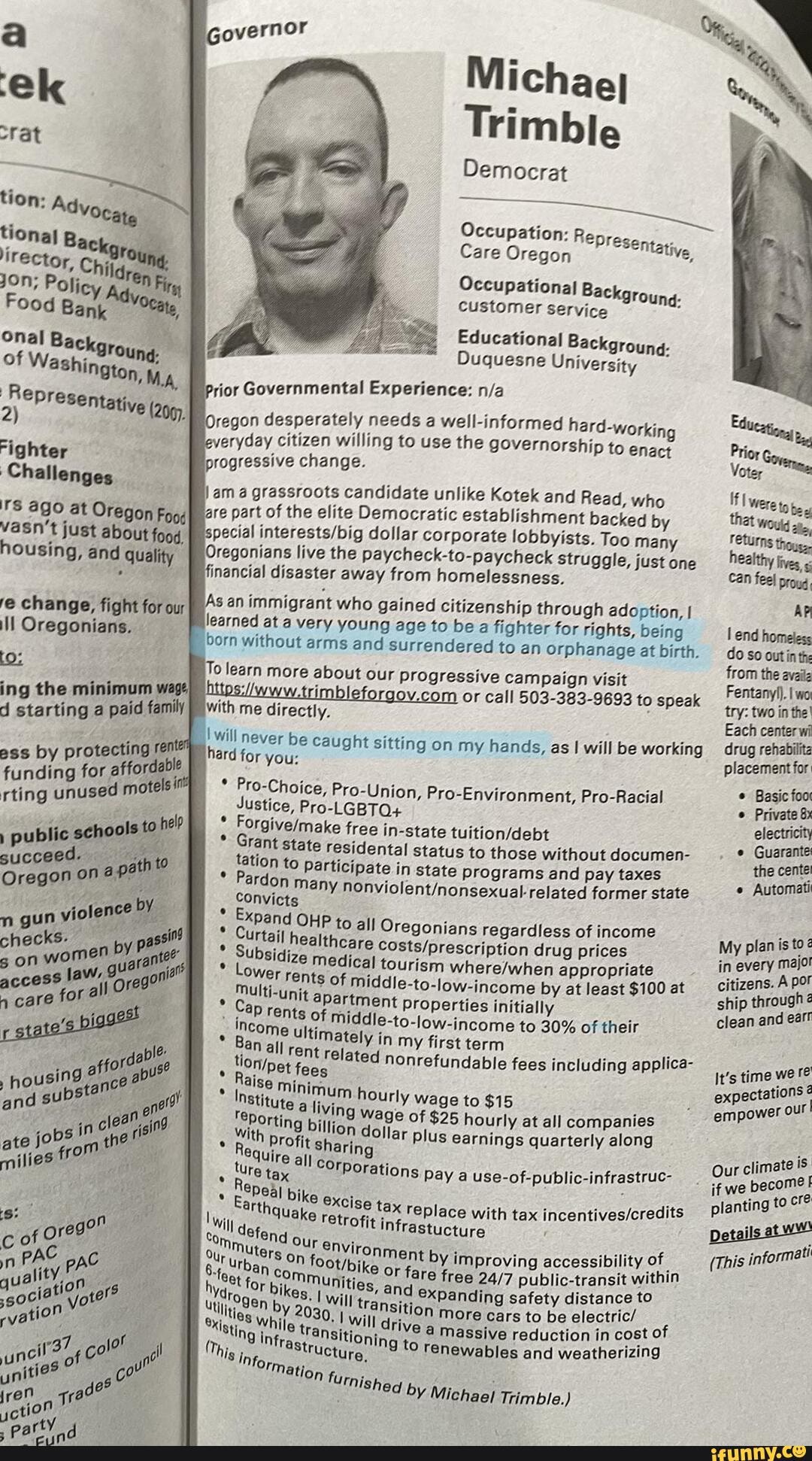 Trimble memes. Best Collection of funny Trimble pictures on iFunny