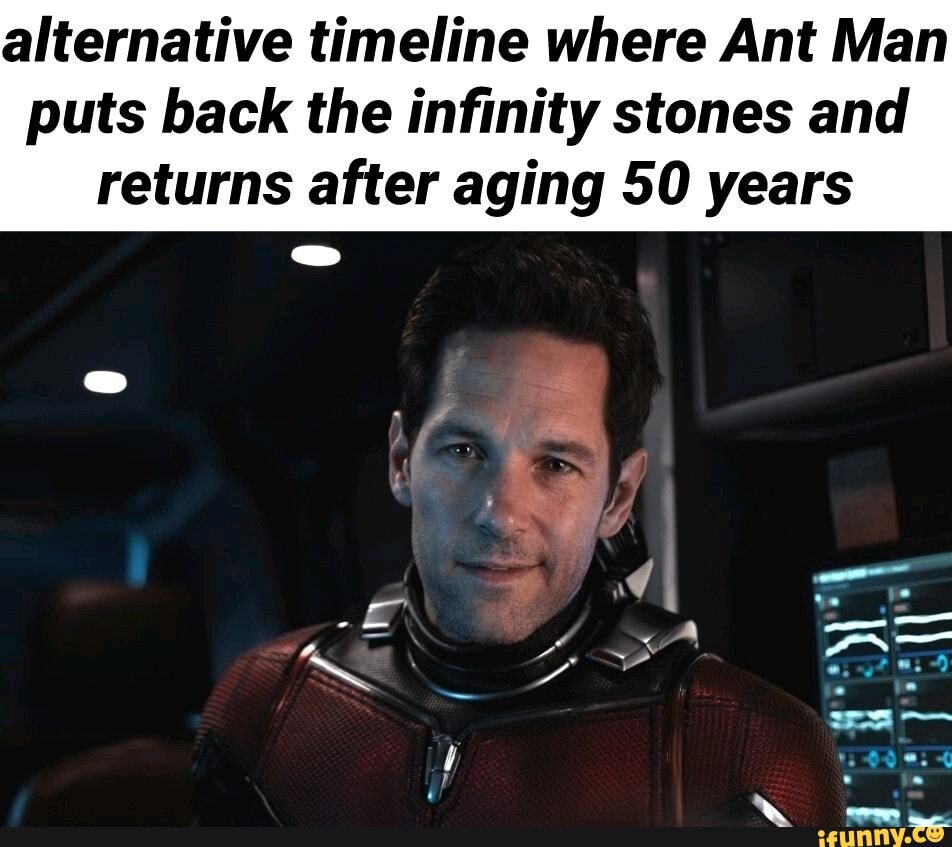 Alternative timeline where Ant Man puts back the infinity stones and ...