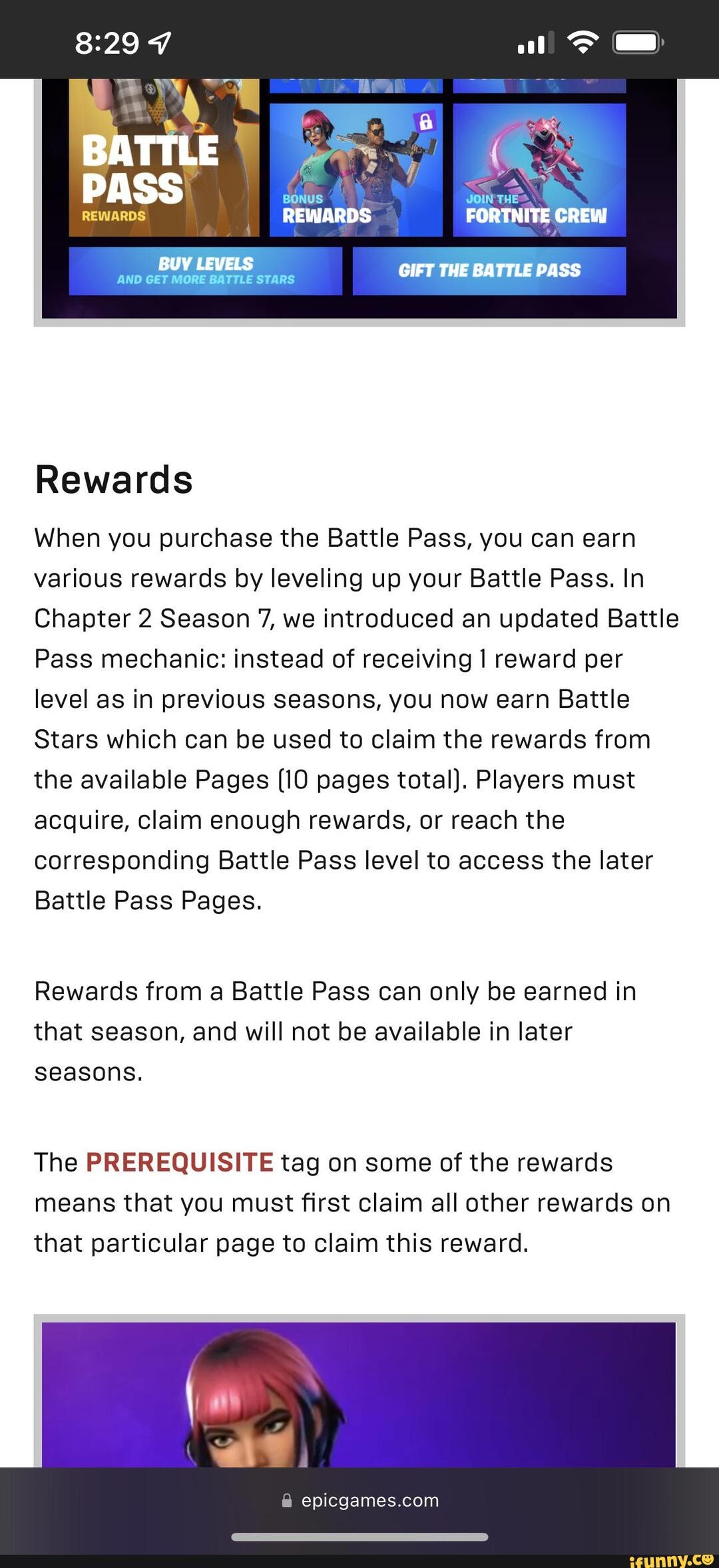 BATTLE PASS REWARDS FORTNITE CREW BONUS BUY LEVELS GIFT THE BATTLE PASS ...