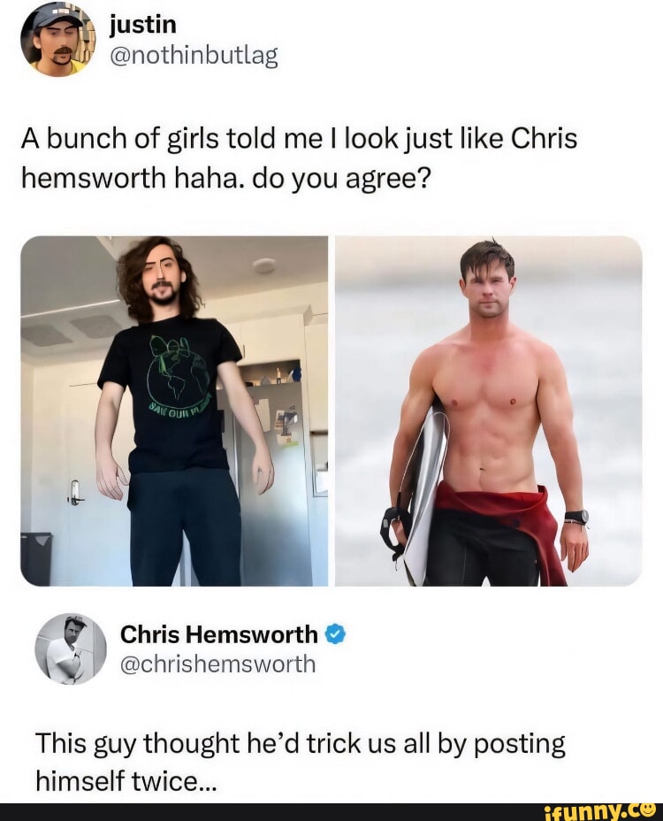 Meme De Chris Hemsworth 12 Funny Chris Hemsworth Memes Ideas | Memes,