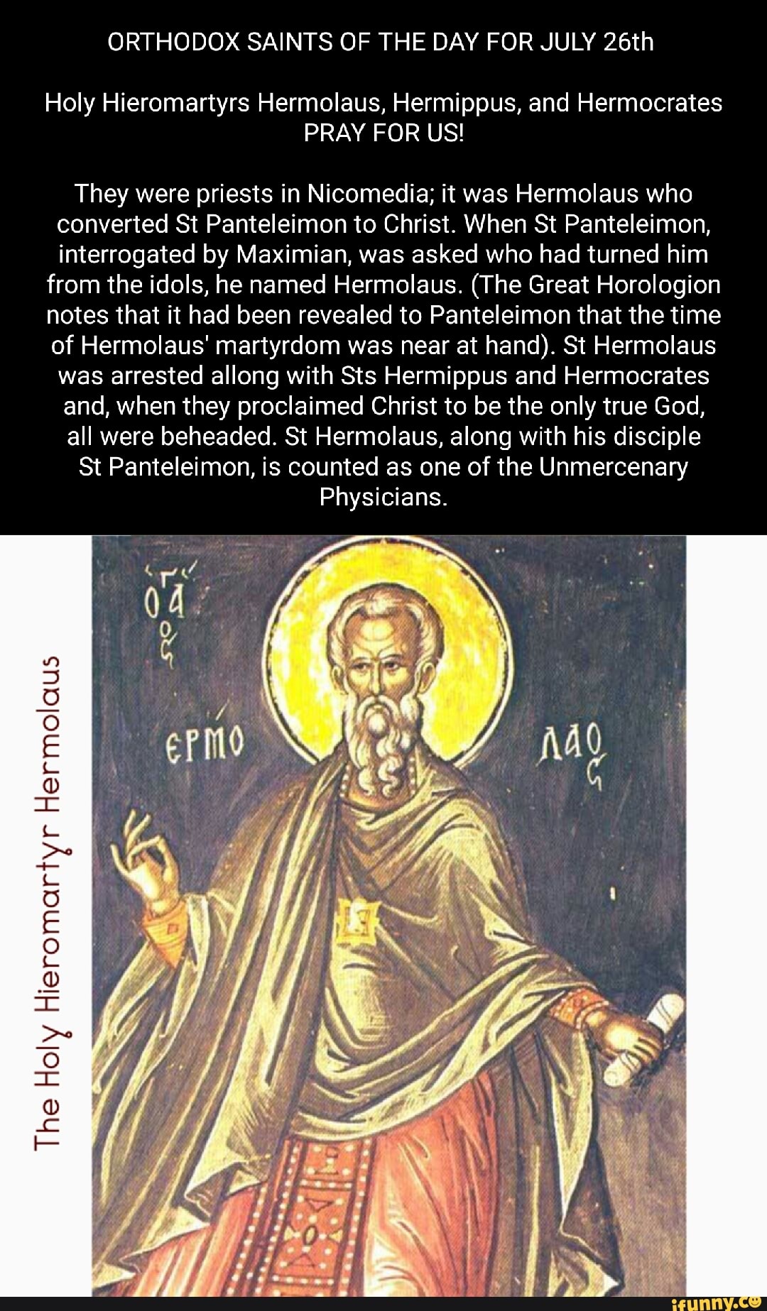 Hieromartyrs memes. Best Collection of funny Hieromartyrs pictures on ...