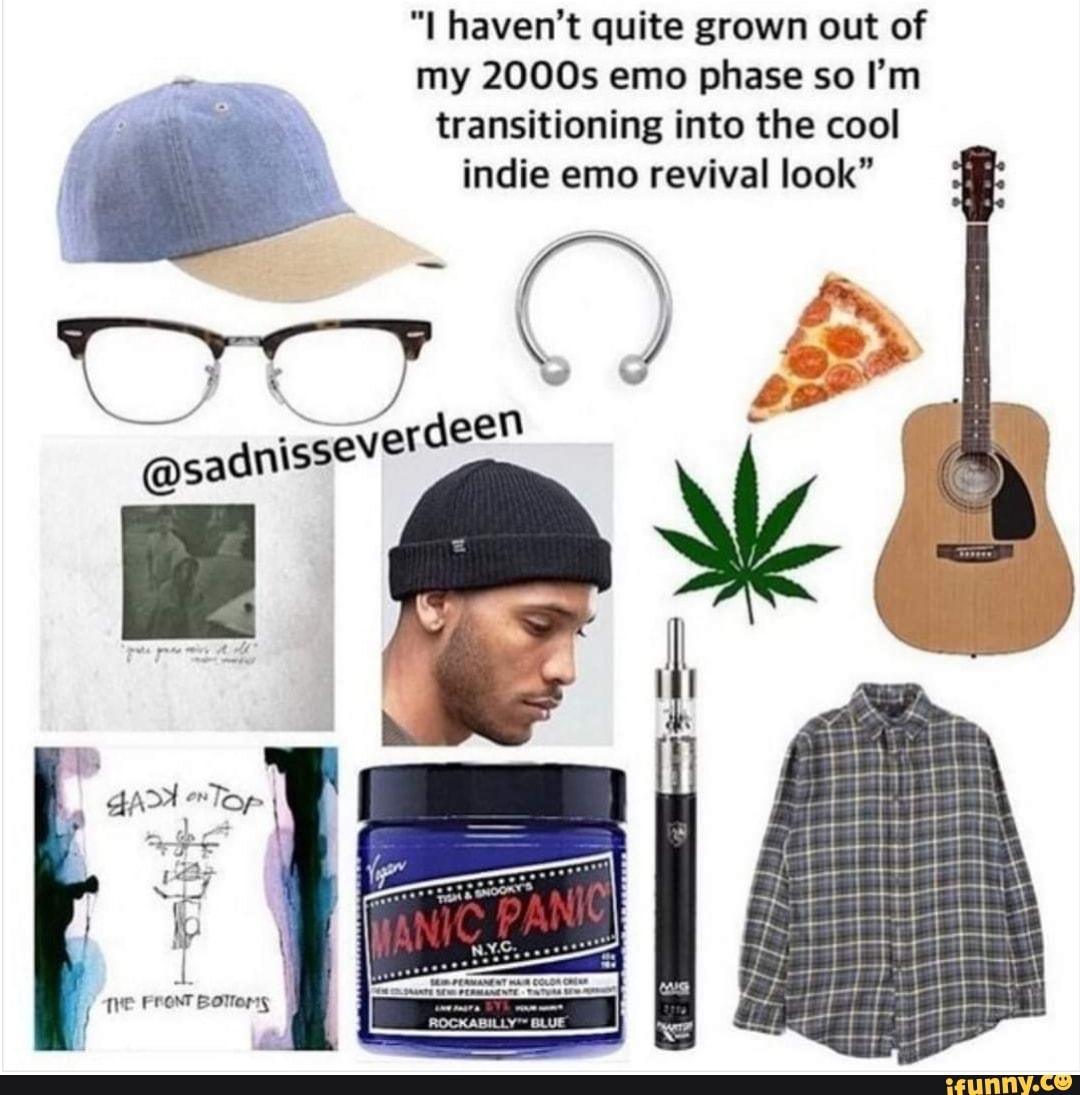 "I haven't quite grown out of my 2000s emo phase so I'm Pon ...