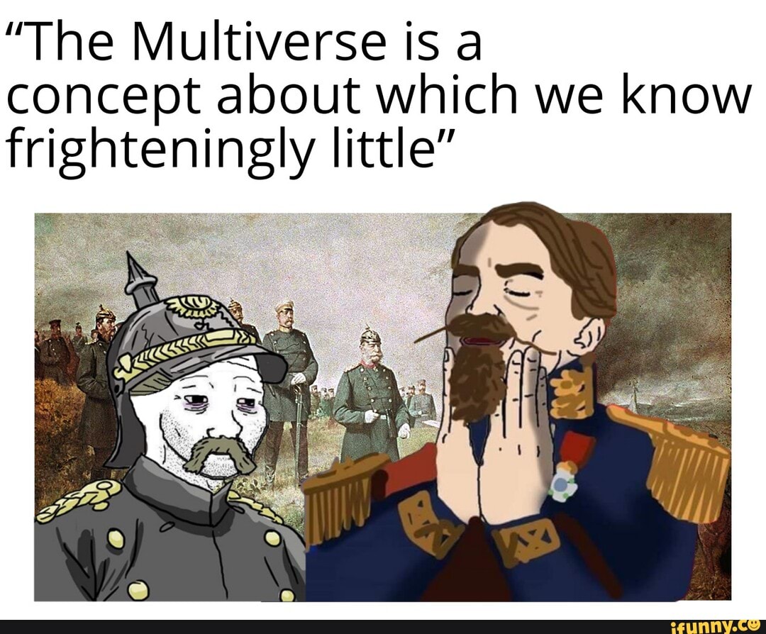 "The Multiverse is a concept about which we know frighteningly little ...