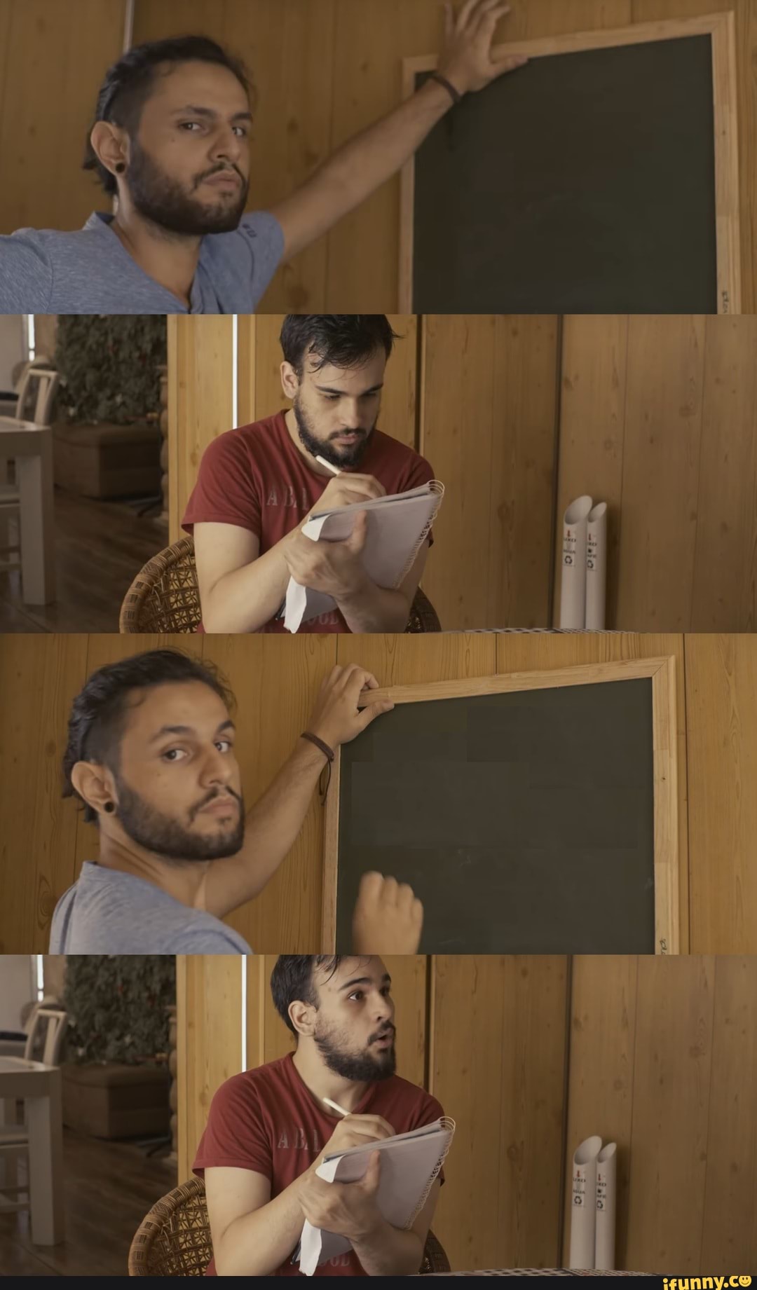 Professor meme template - )