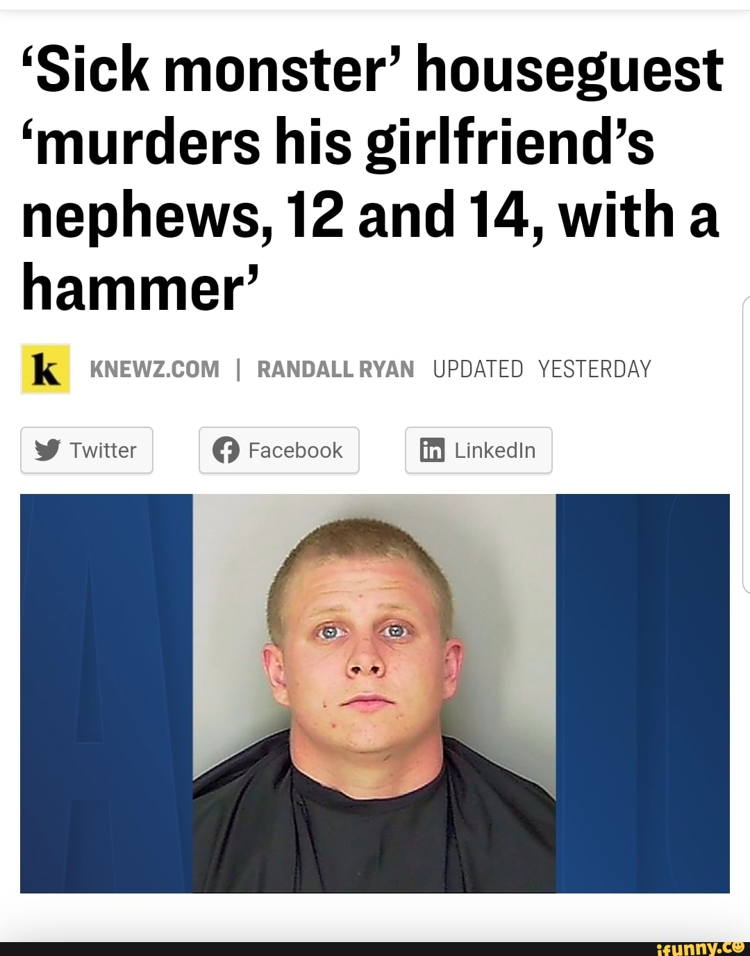 'Sick monster' houseguest 'murders his girlfriend's nephews, 12 and 14 ...