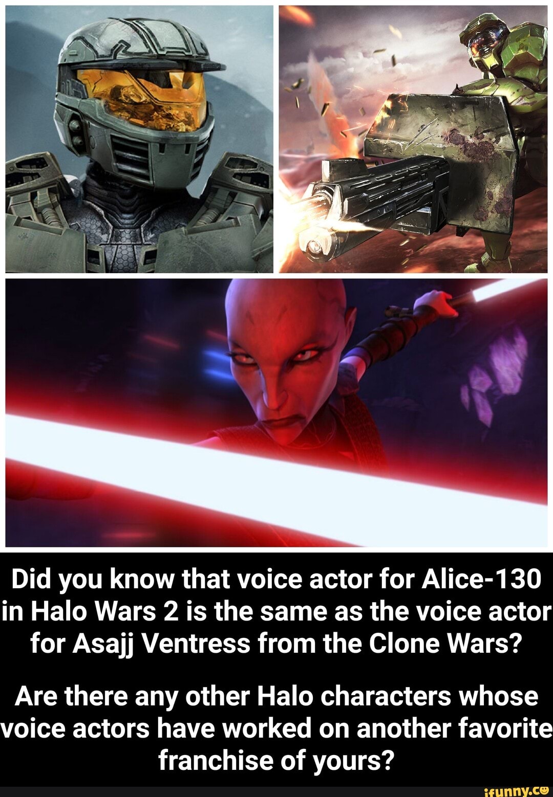 Did you know that voice actor for Alice-130 in Halo Wars 2 is the same ...