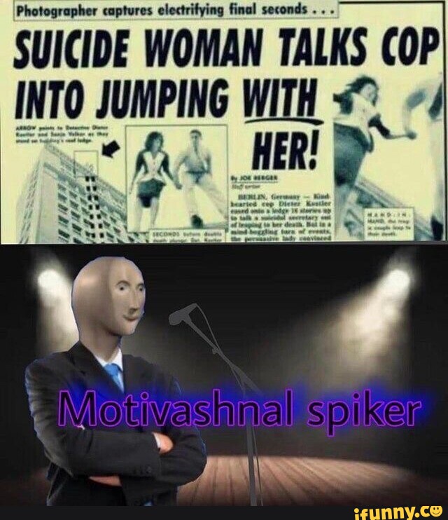 Apher captures electrifying final second: SUICIDE WOMAN TALKS COP INTO ...