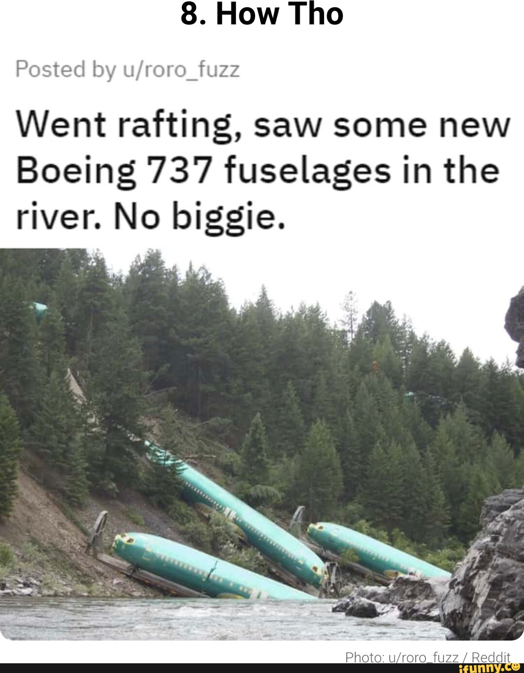 8. How Tho Posted by Went rafting, saw some new Boeing 737 fuselages in ...