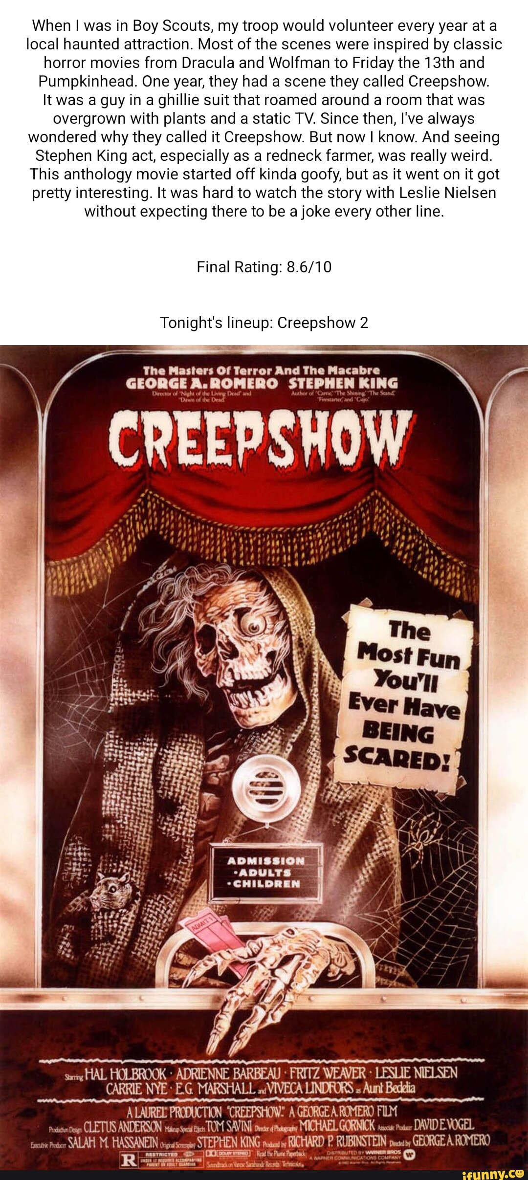 Creepshow memes. Best Collection of funny Creepshow pictures on iFunny