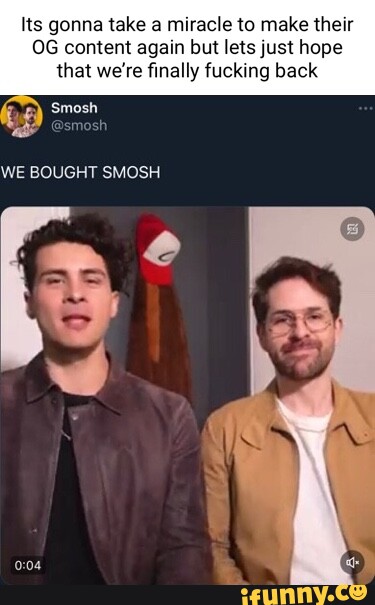 Its Gonna Take A Miracle To Make Their Og Content Again But Lets Just