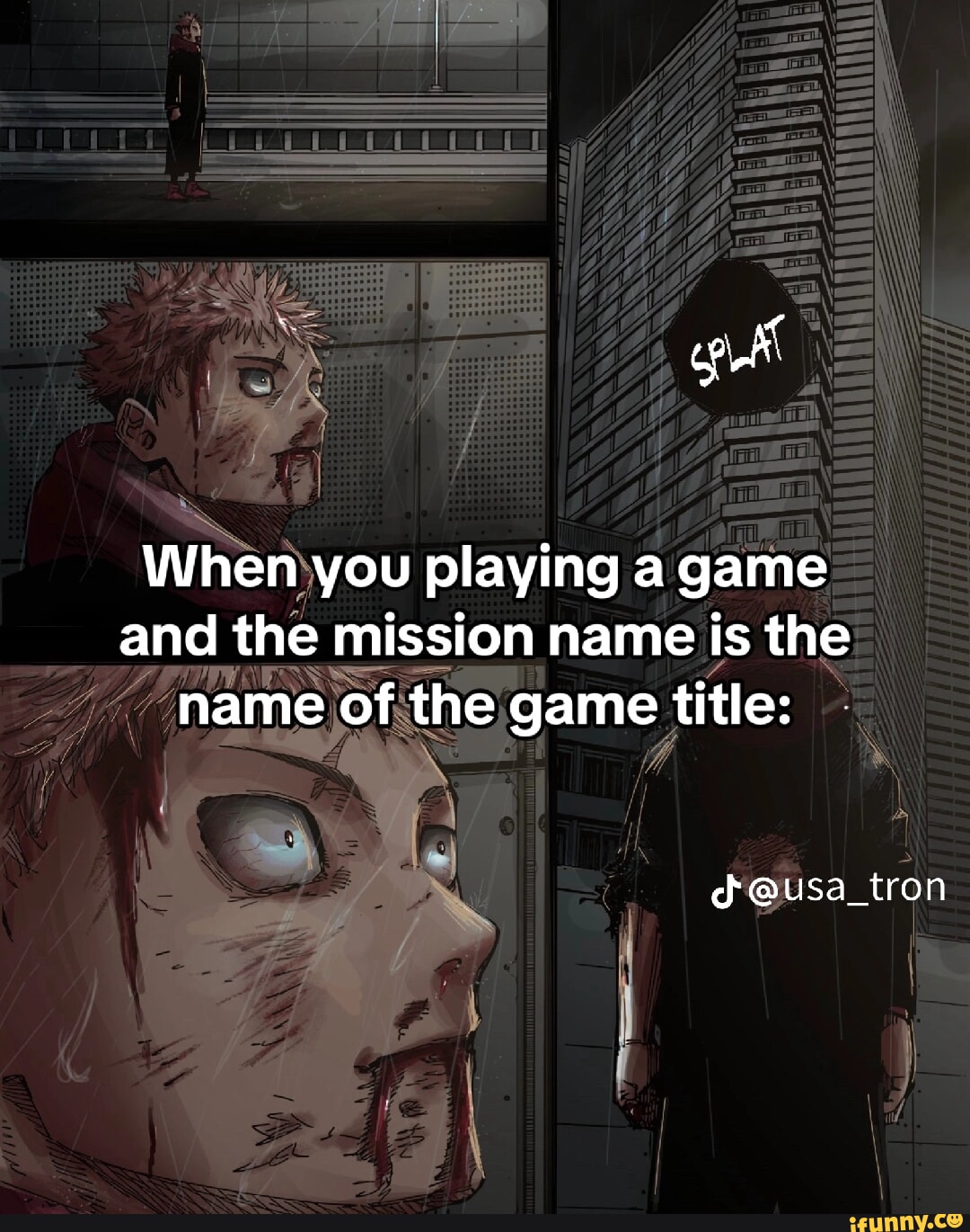SSS BEE al When you playing a game and the mission name is the name of ...