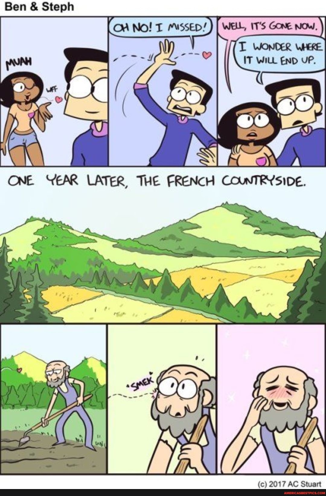 Ben & Steph WELL, IT'S GONE NOW, T WONDER WHERE. IT WILL END UP. - America’s best pics and videos