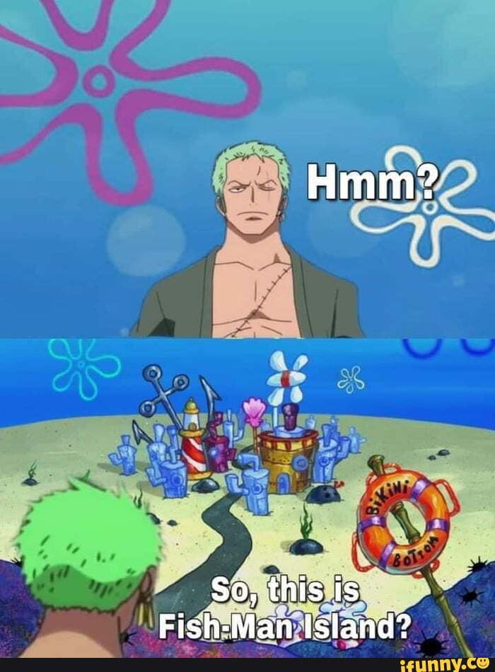 Hmm? So, this is Fish-Man Island? - iFunny