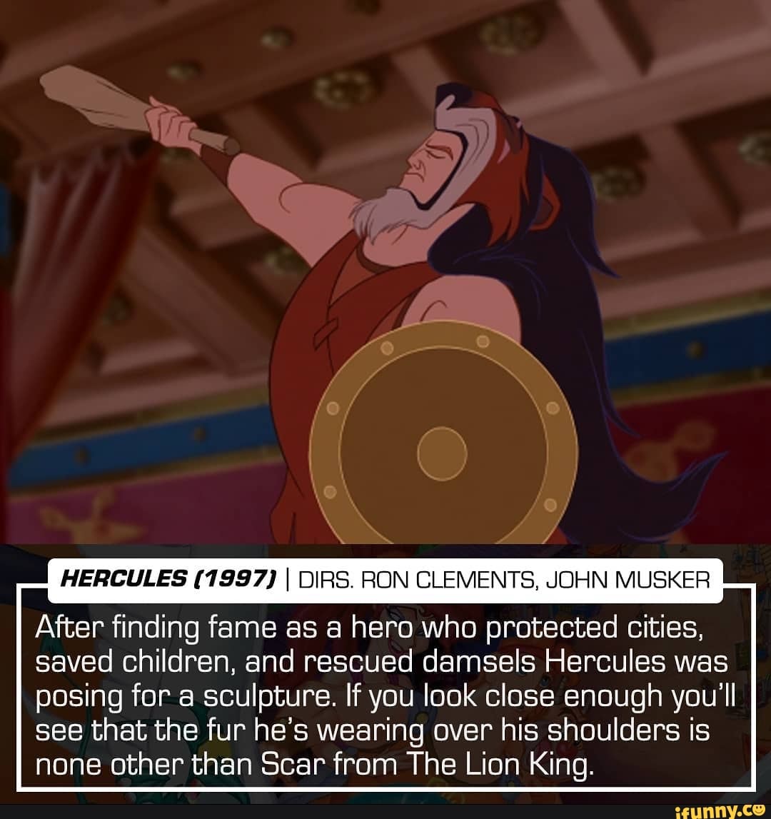 HERCULES (1997) I DIRS. RON CLEMENTS, JOHN MUSKER After finding fame as ...