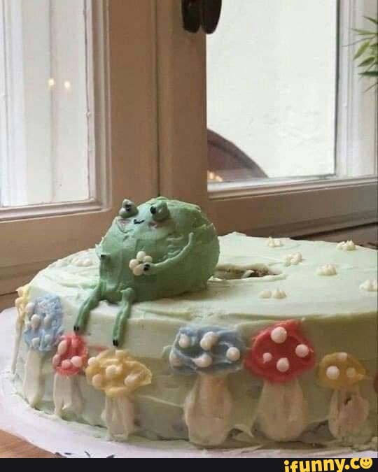 Frog_cake memes. Best Collection of funny Frog_cake pictures on iFunny