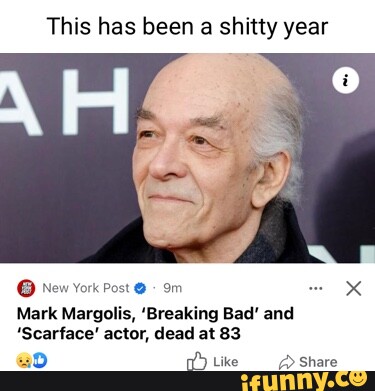 This has been a shitty year @ New York Post @ Mark Margolis, 'Breaking ...