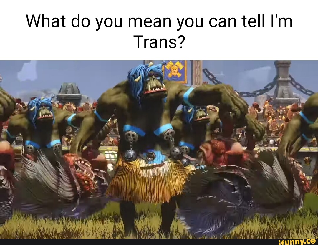 What do you mean you can tell I'm Trans? of - iFunny