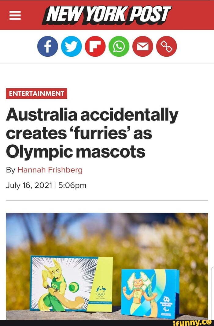 NEW YORK POST Australia accidentally creates 'furries' as Olympic ...