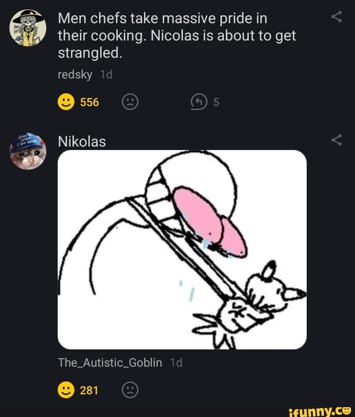 Men chefs take massive pride in their cooking. Nicolas is about to get ...