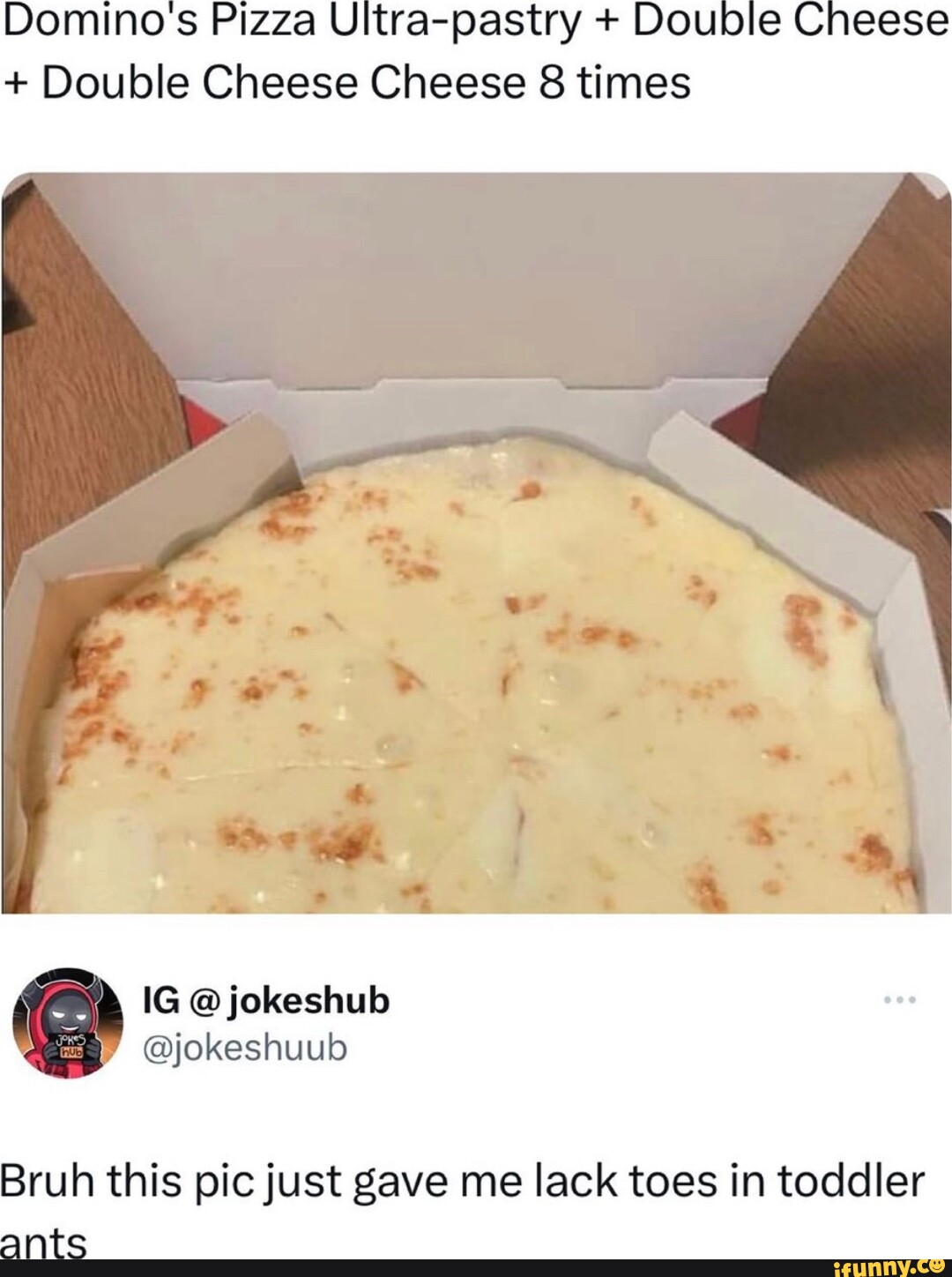 Domino's Pizza Ultra-pastry + Double Cheese + Double Cheese Cheese 8 ...