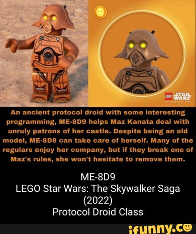 An ancient protocol dr programming, ME-8D9 helps Maz Kanata deal with ...