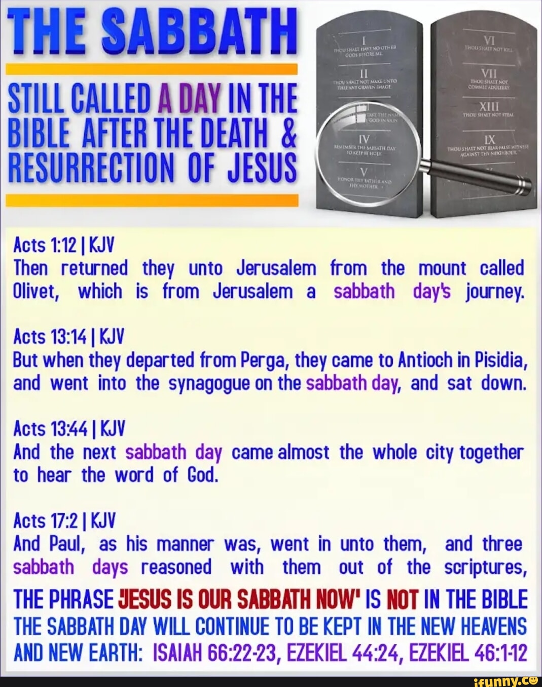 THE SABBATH STILL CALLED A DAY IN THE BIBLE AFTER THE DEATH ...