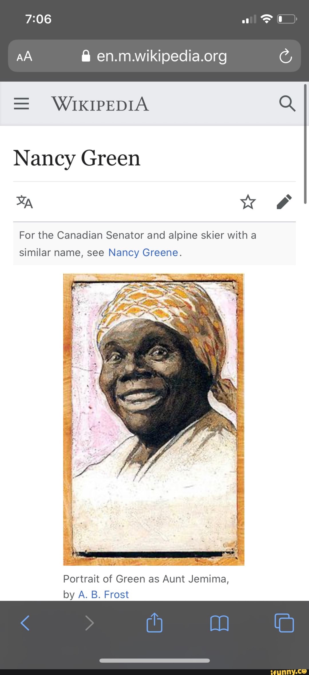 = WIKIPEDIA Q Nancy Green For the Canadian Senator and alpine skier ...