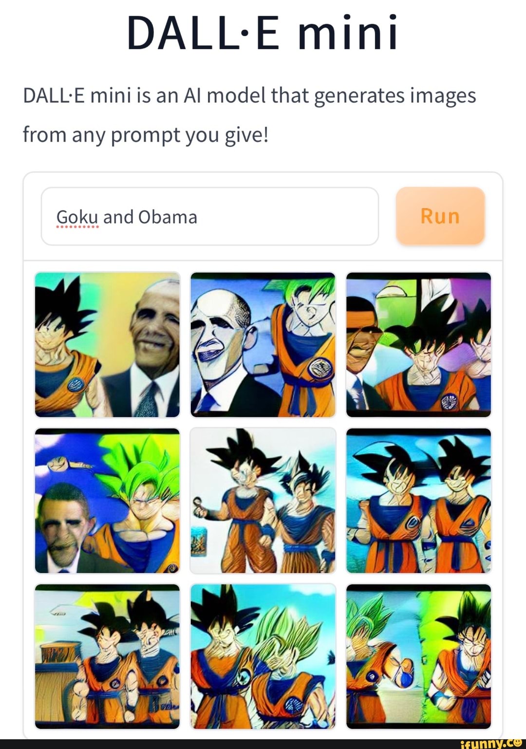 DALL-E mini DALL-E mini is an Al model that generates images from any ...