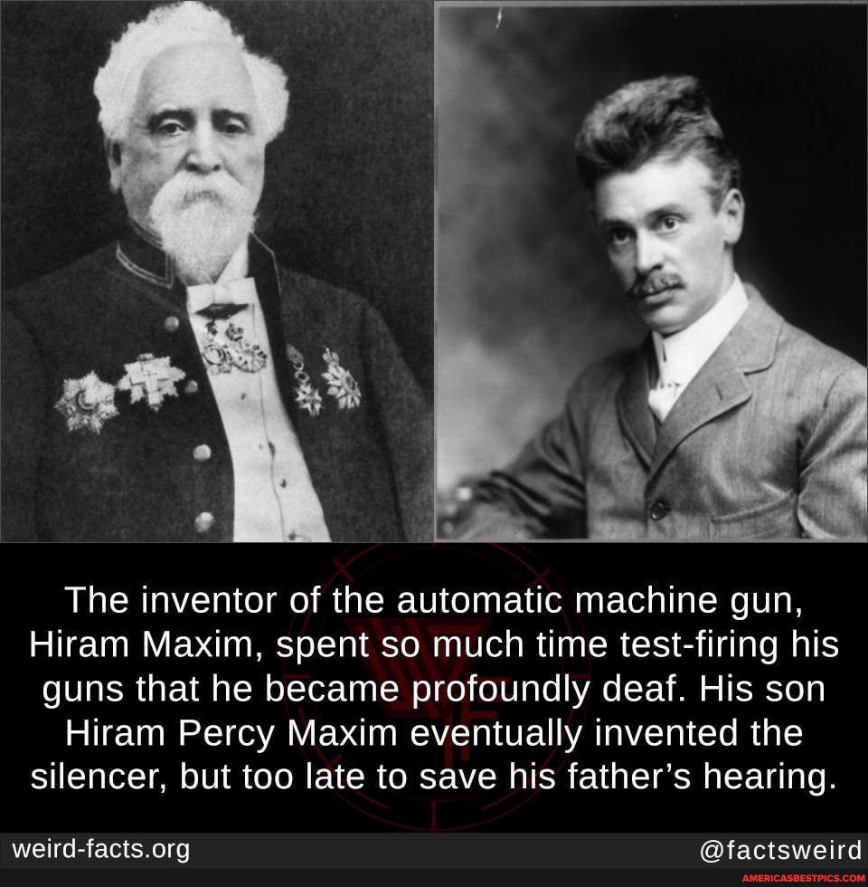 N/A - The inventor of the automatic machine gun, Hiram Maxim, spent so ...