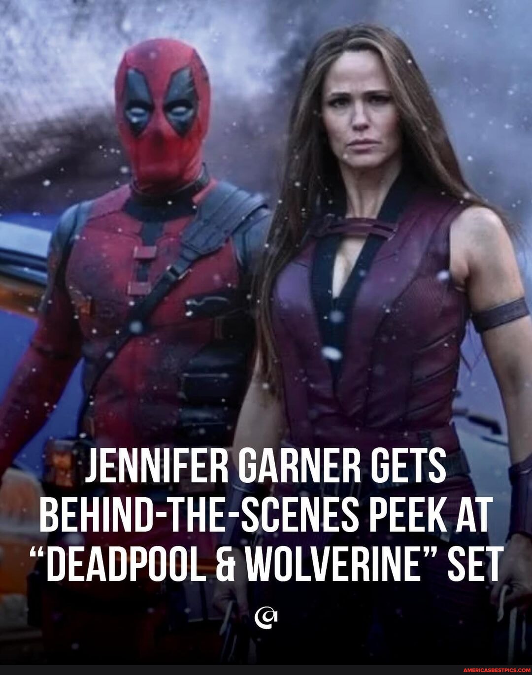 Actress Jennifer Garner was given an exclusive look at the set of the ...
