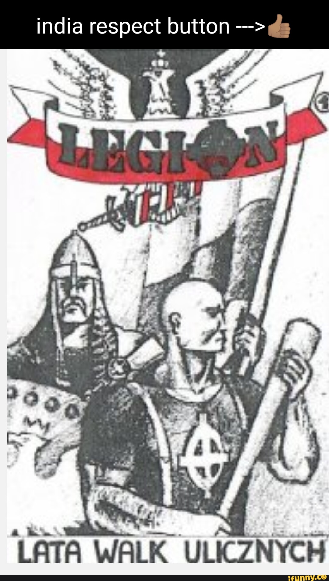 India respect button 'LATA WALK ULICZNYCH - iFunny