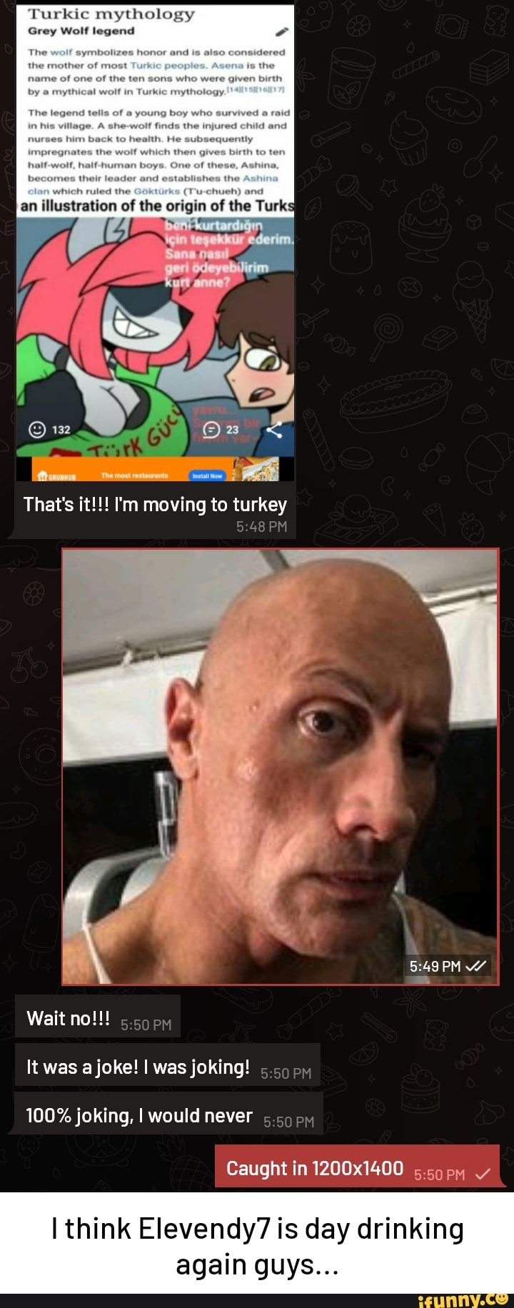 Turkic mythology Grey Wolf legend OF AC an illustration of the origin ...